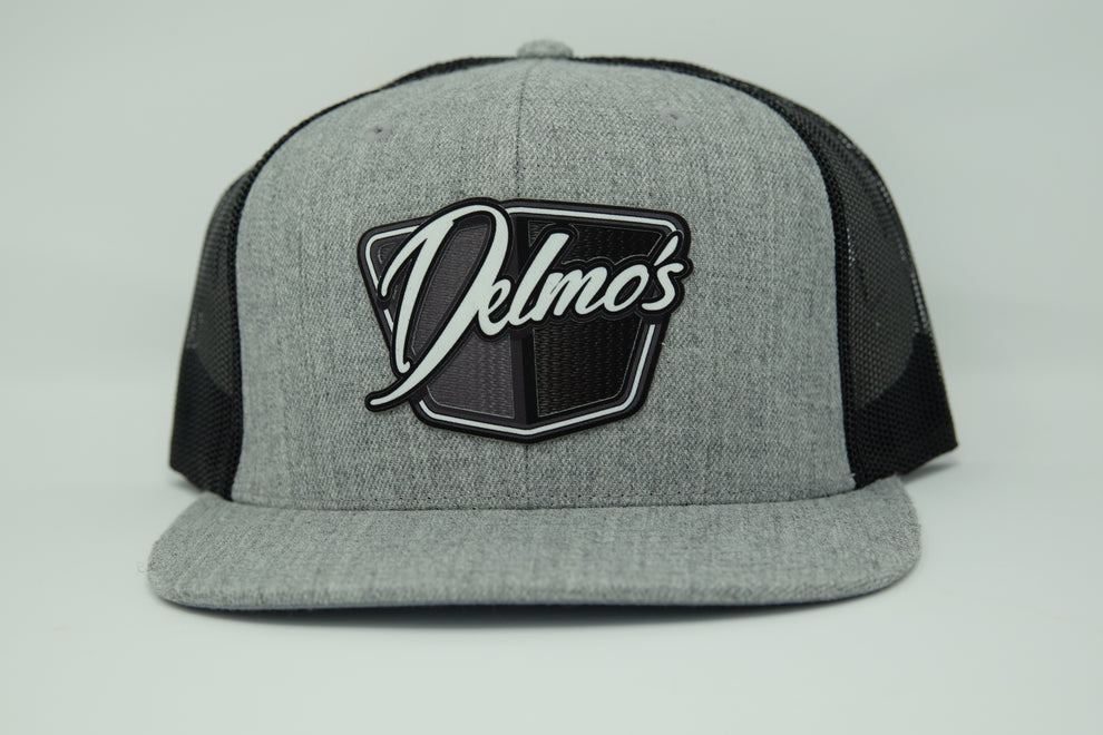 Delmo's 3D Logo Flat Bill Mesh Snapback | DelmoSpeed – DELMO SPEED
